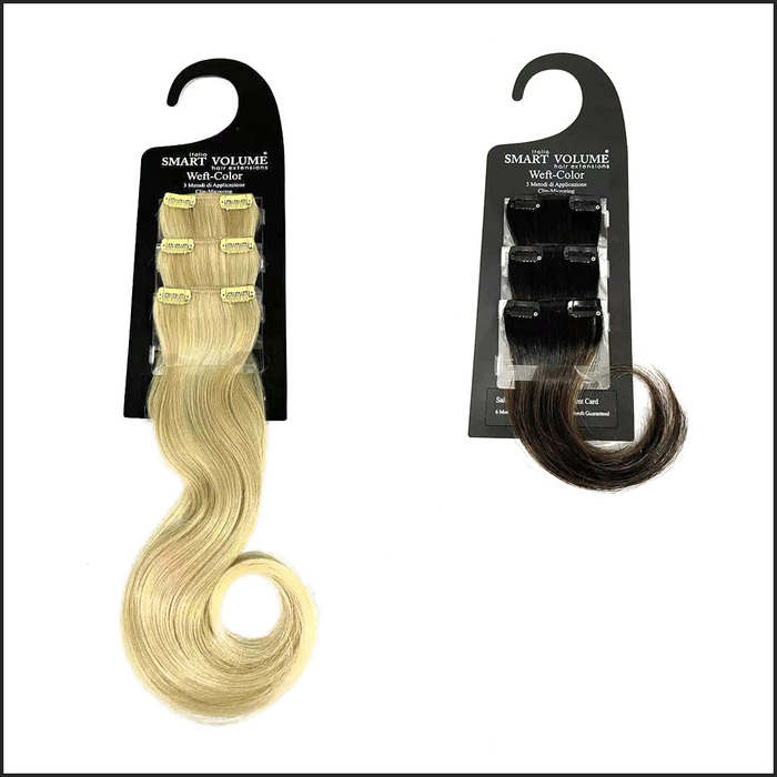 Weft Color Effect - Montaggio hair extension e colori disponibili